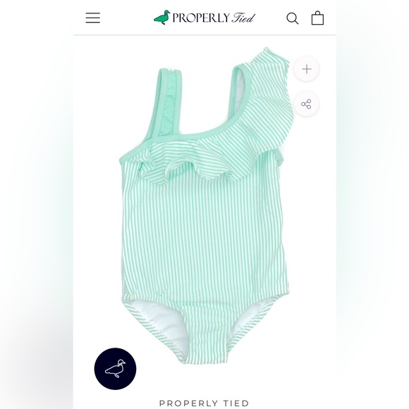 Properly Tied | Swim | Properly Tied Girls Ally Swimsuit Ym | Poshmark